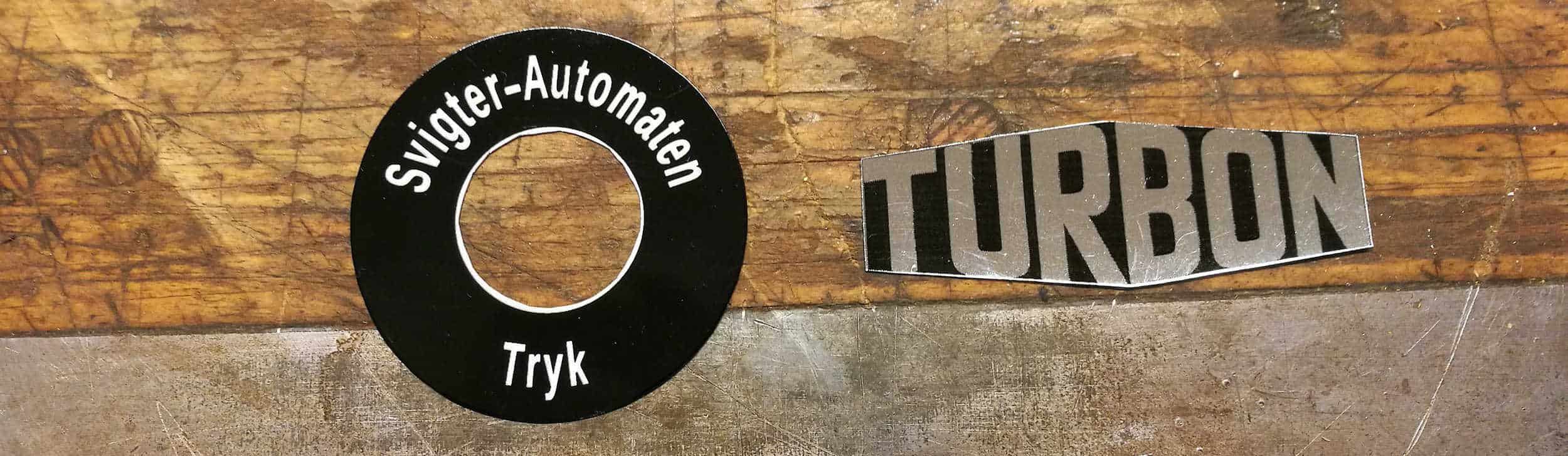 Turbon logo – Restaurering af automater