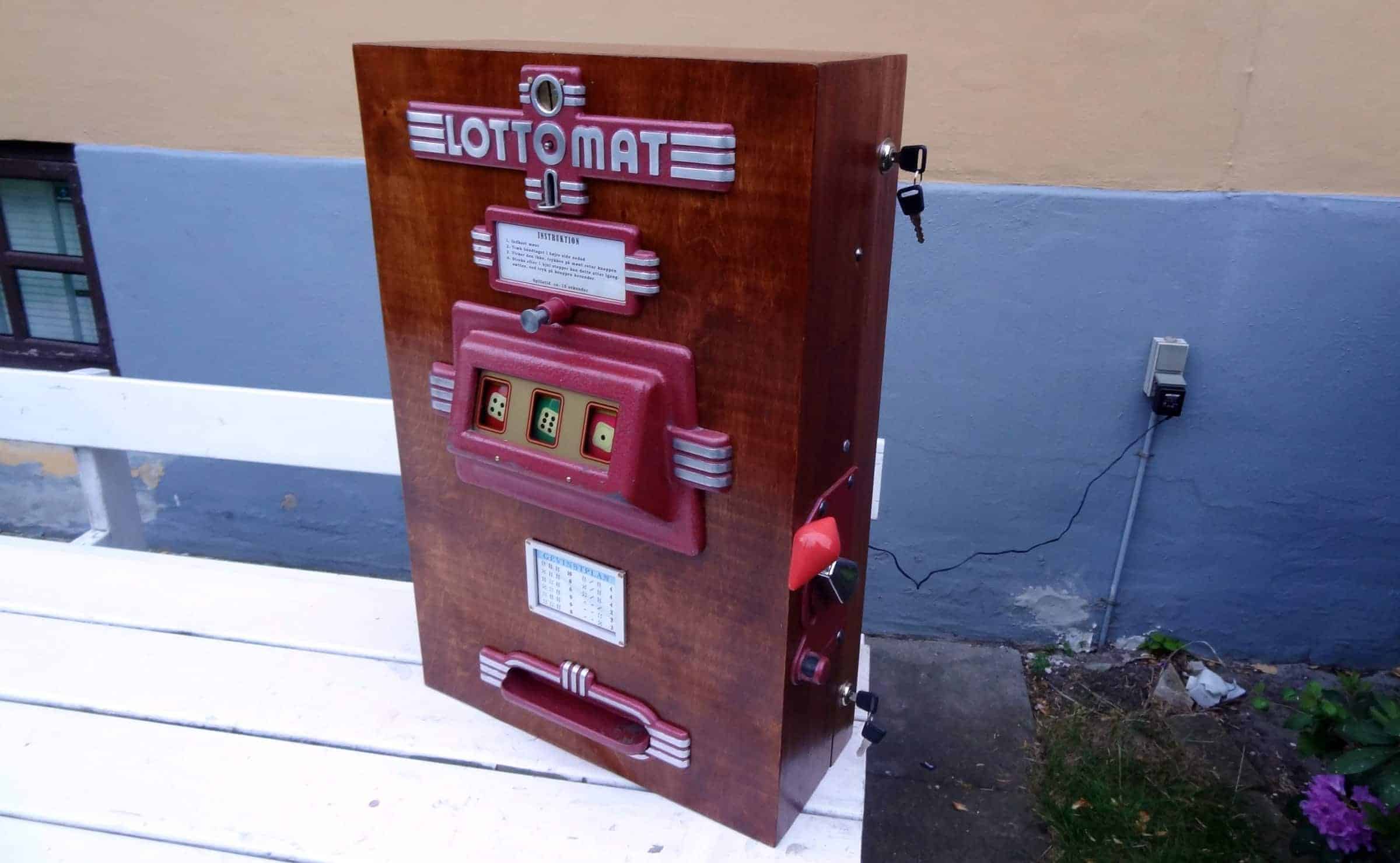 Lottomat fremvisning – Restaurering af automater