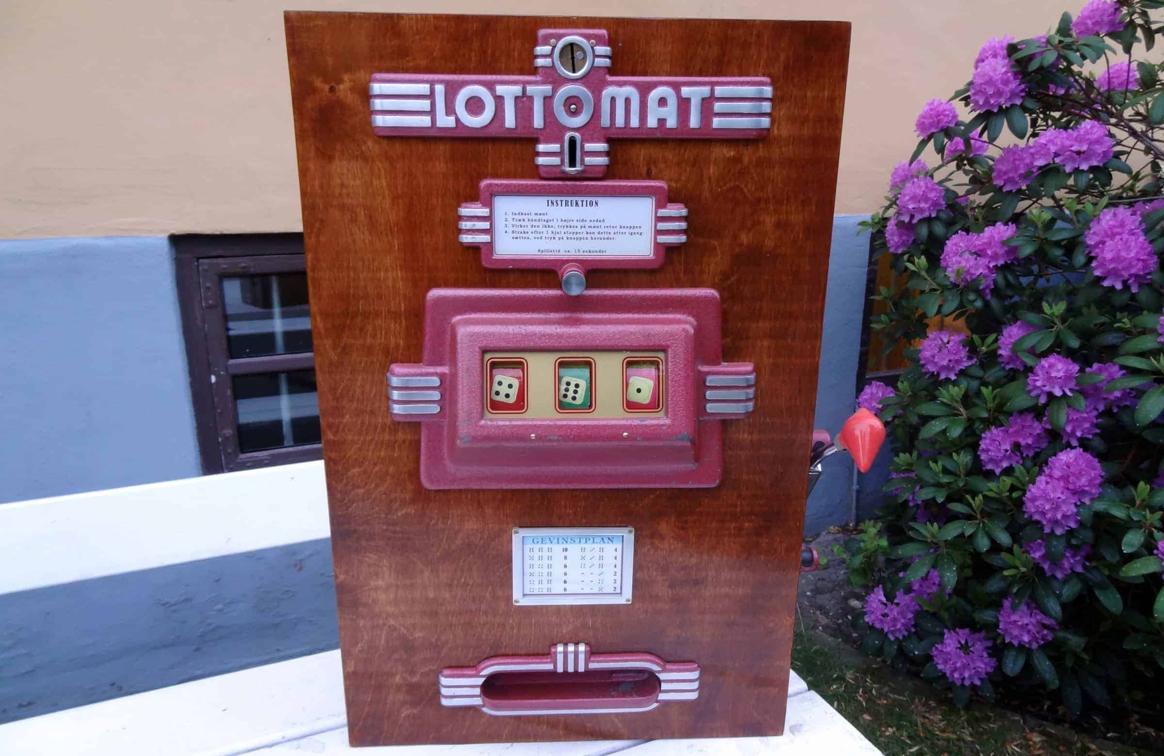 Lottomat fremvisning – Restaurering af automater