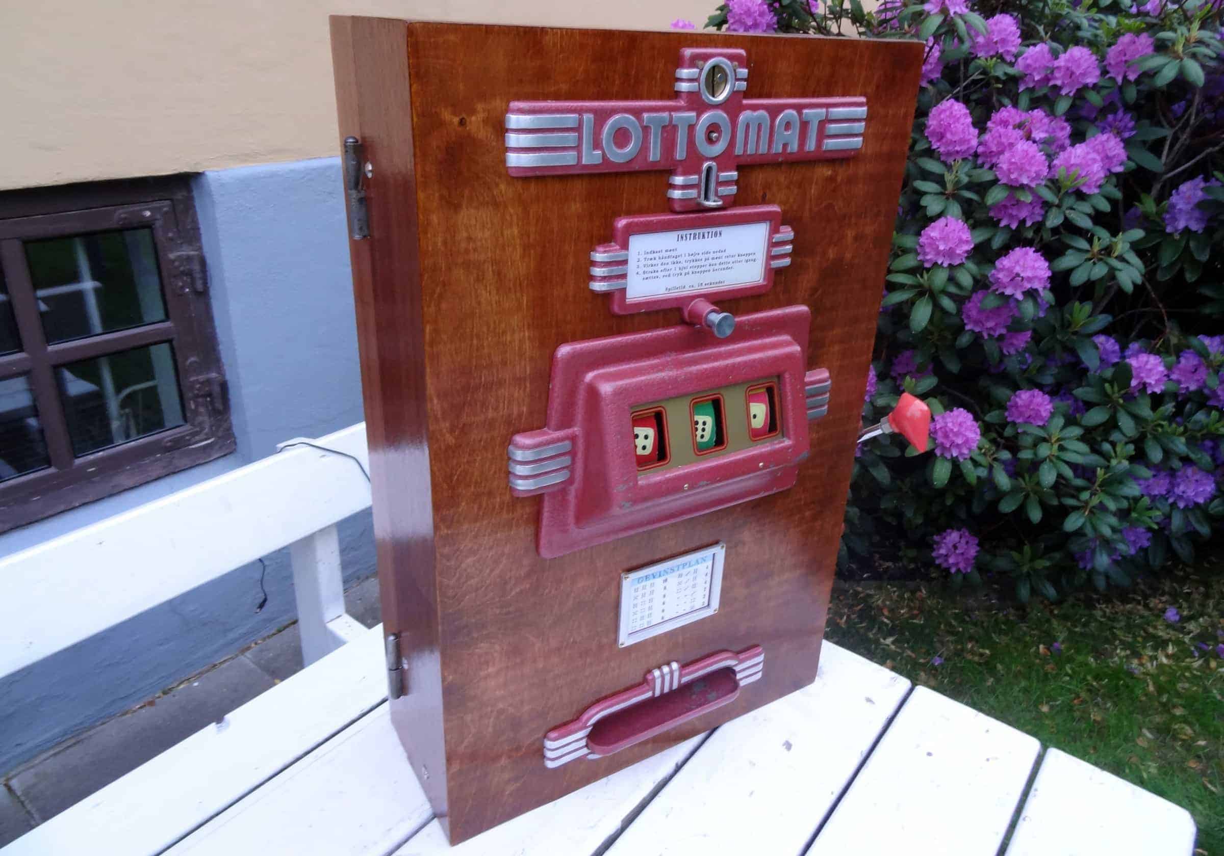 Lottomat fremvisning – Restaurering af automater