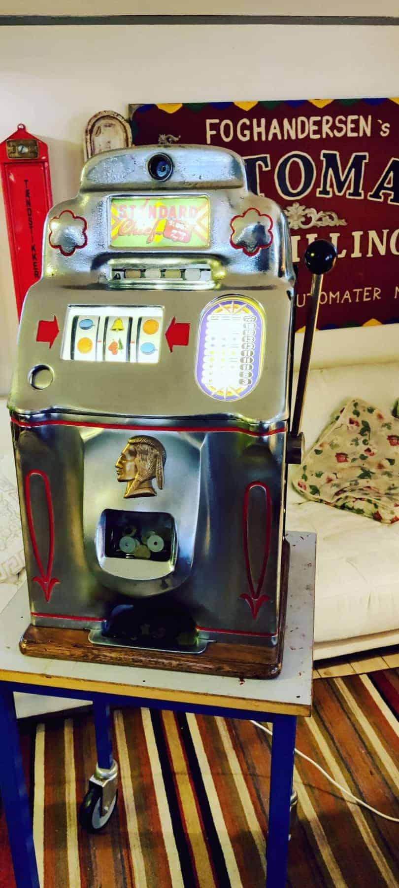 Jennings Standard Chief – Nevada Club mod. – Restaurering af automater