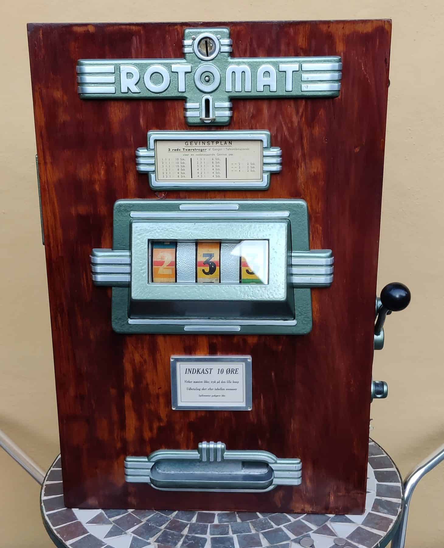 Rotomaten – ej mere loden og træt – Restaurering af automater