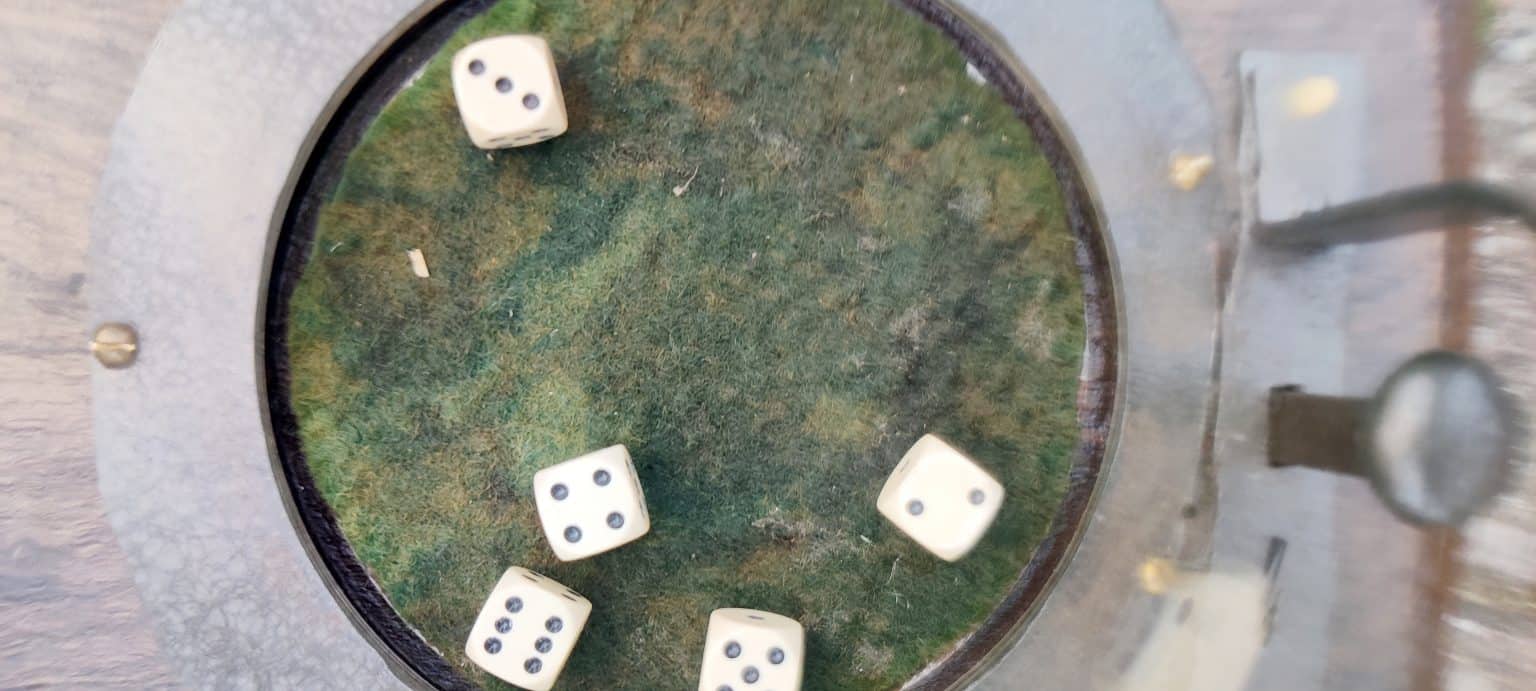 Dice popper – Færdig og rafleklar – Restaurering af automater